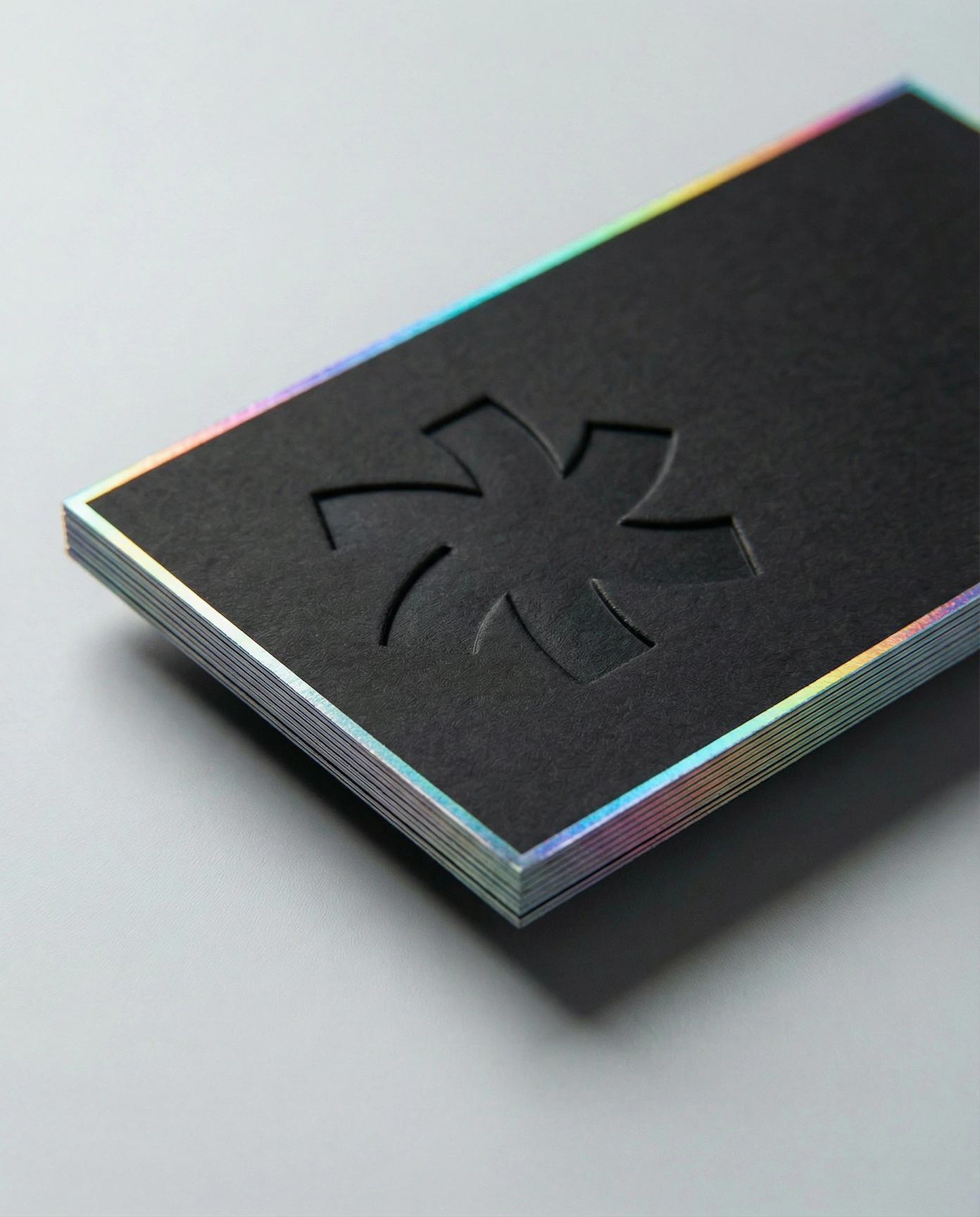 Black Business Cards — Spot UV, Foil & True Black Stock | Print Peppermint